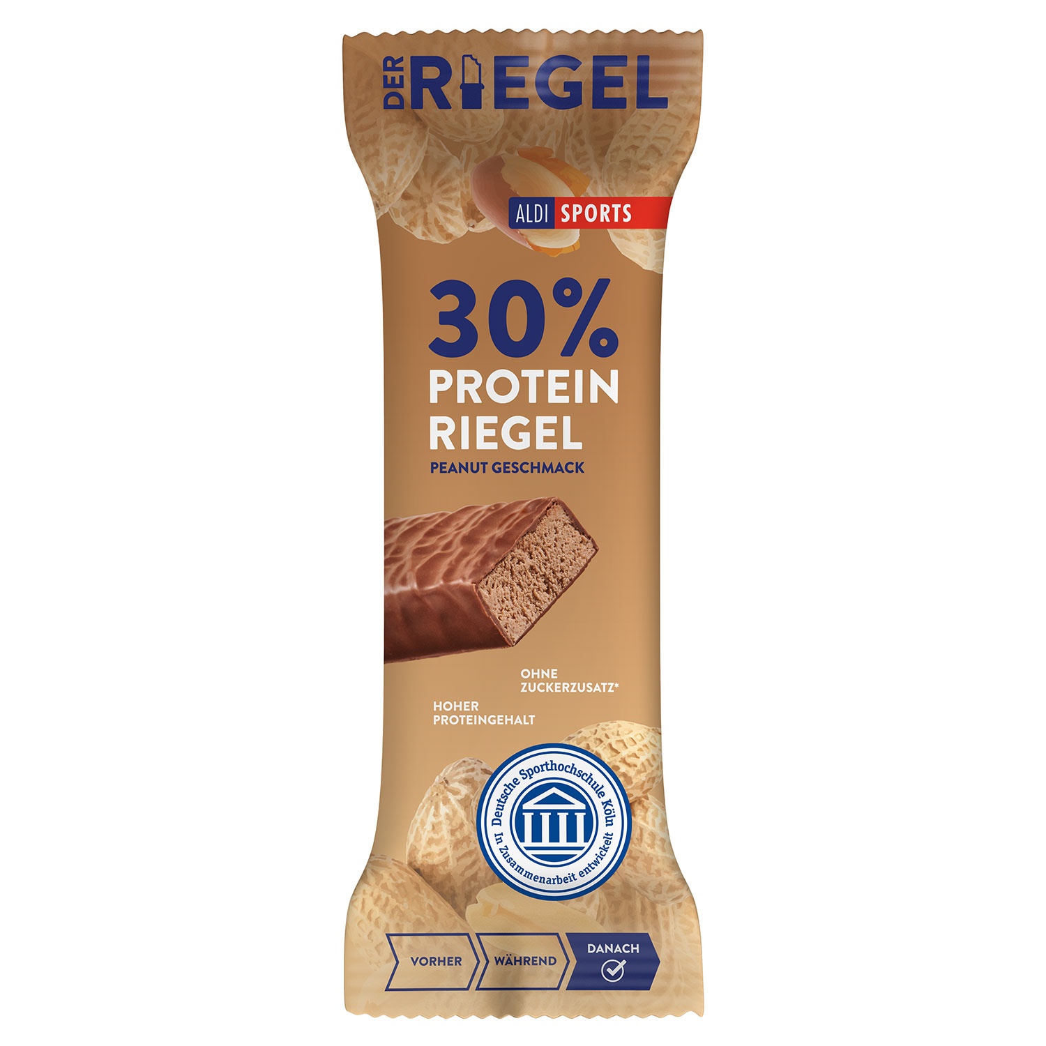 ALDI SPORTS 30 % High Protein Riegel 45 g, Peanut | ALDI SÜD
