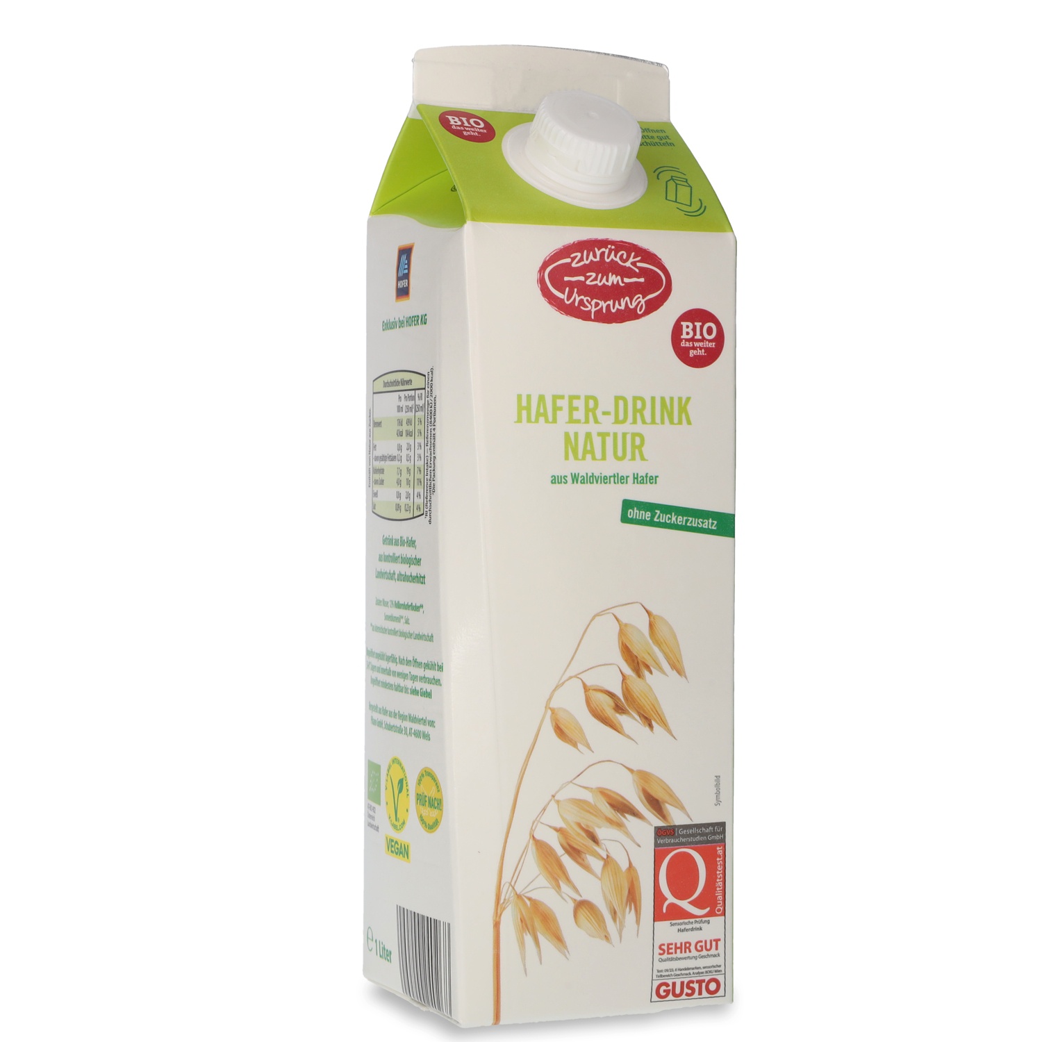 ZURÜCK ZUM URSPRUNG BIO-Haferdrink | HOFER