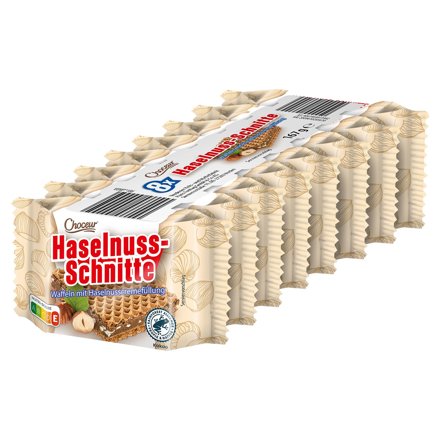 CHOCEUR Haselnuss-Schnitte 167 g | ALDI SÜD
