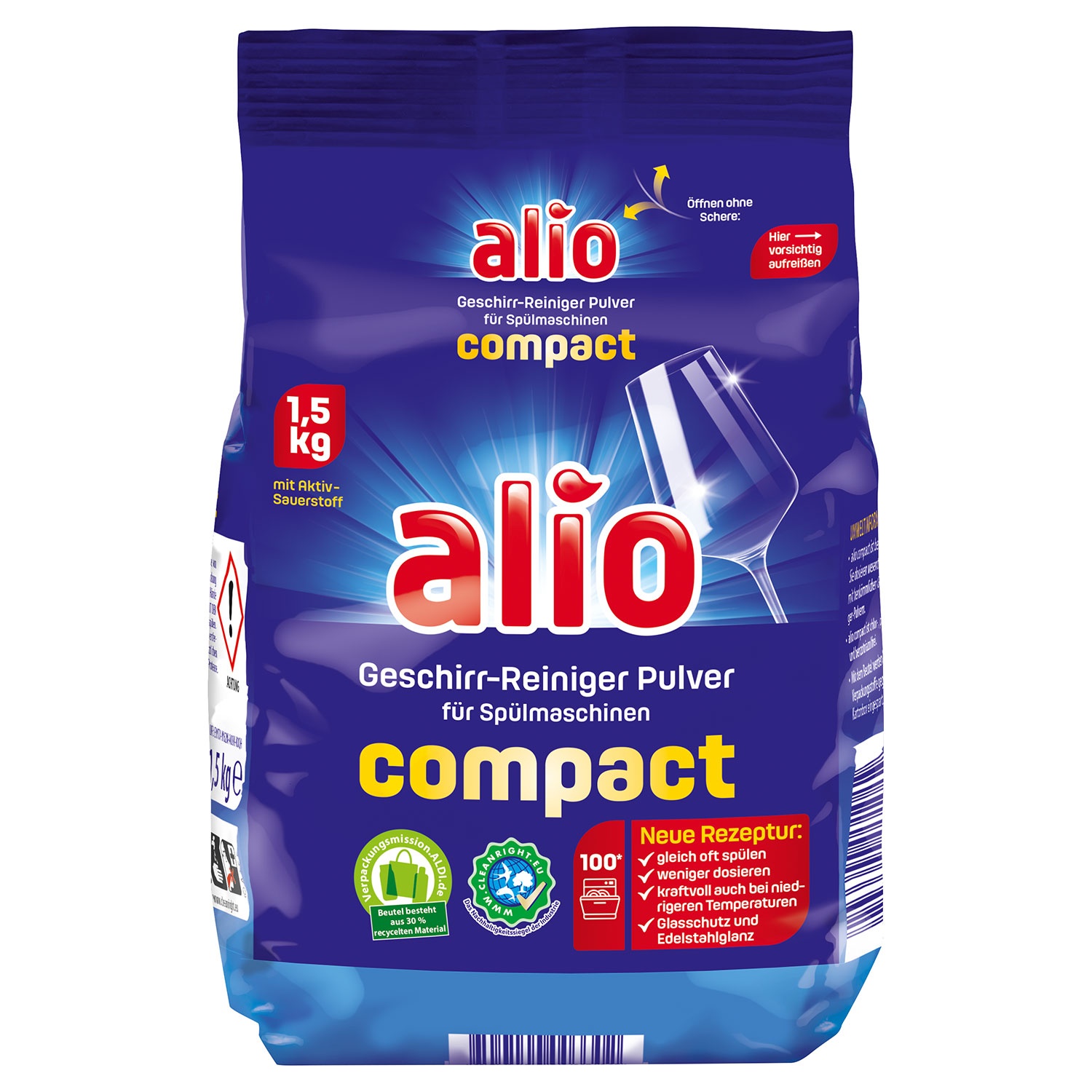 ALIO Geschirr-Reiniger-Pulver 1,5 kg | ALDI SÜD