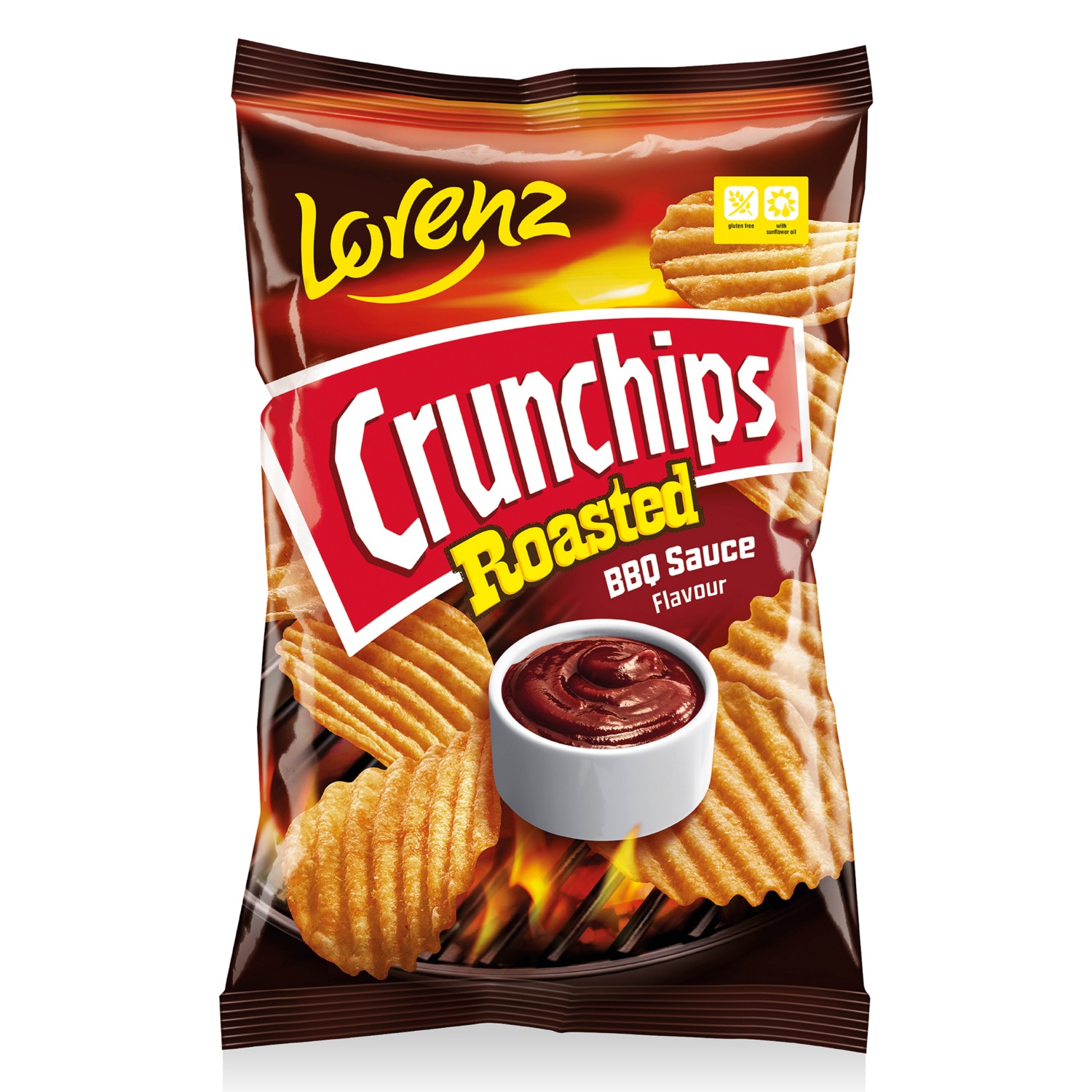 LORENZ Crunchips roasted, Barbecue, 120 g | ALDI