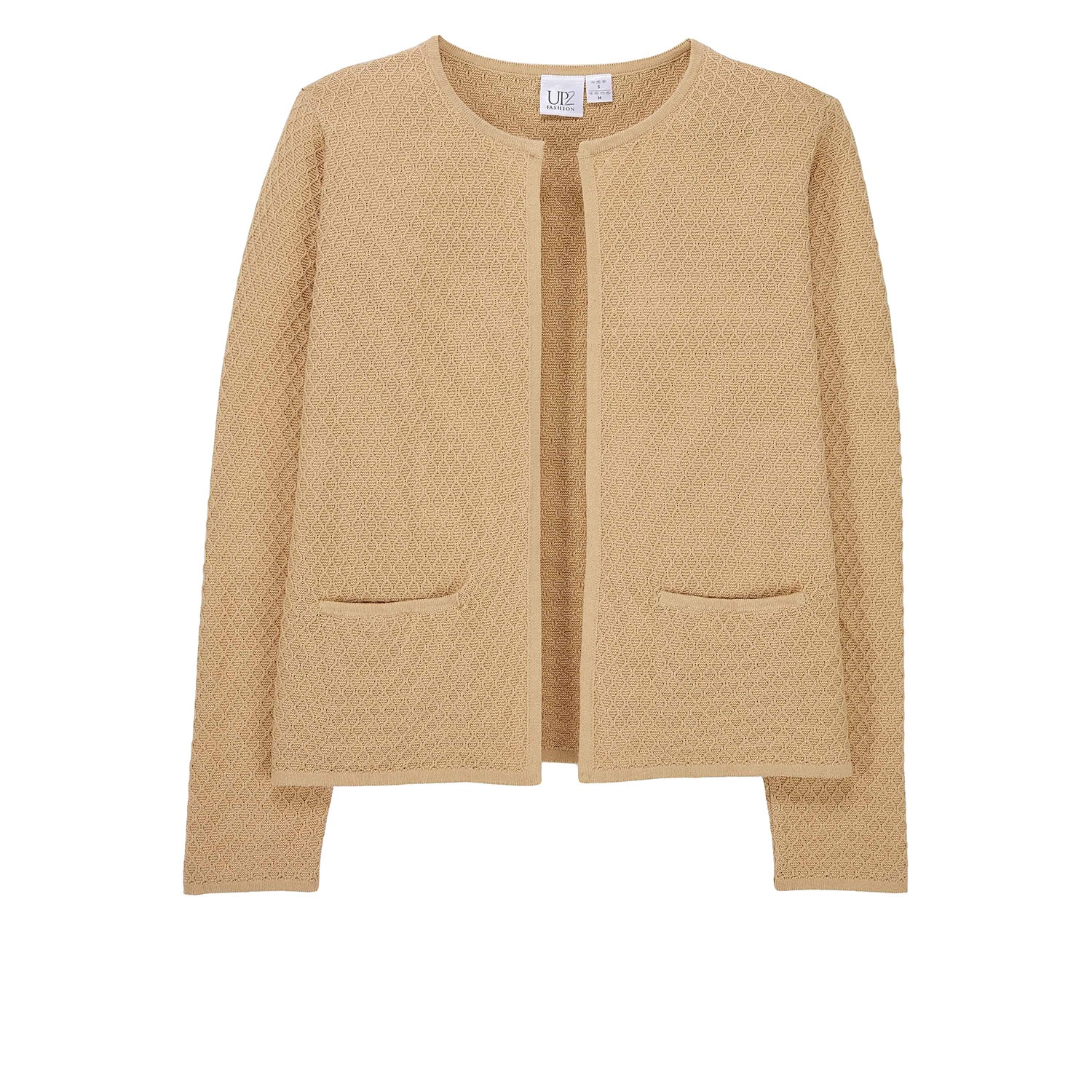 UP2FASHION WOMEN, D Strickjacke Struktur, Braun, S36/38 | ALDI SÜD