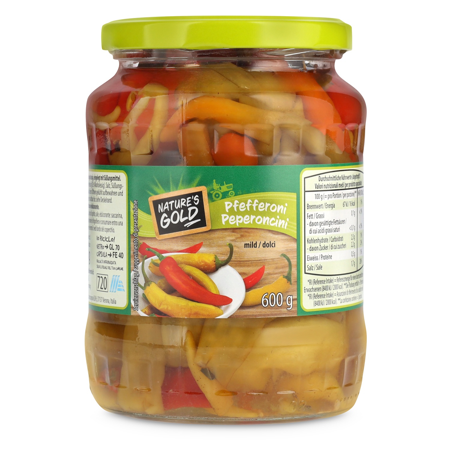 NATURE'S GOLD Pfefferoni, mild | HOFER