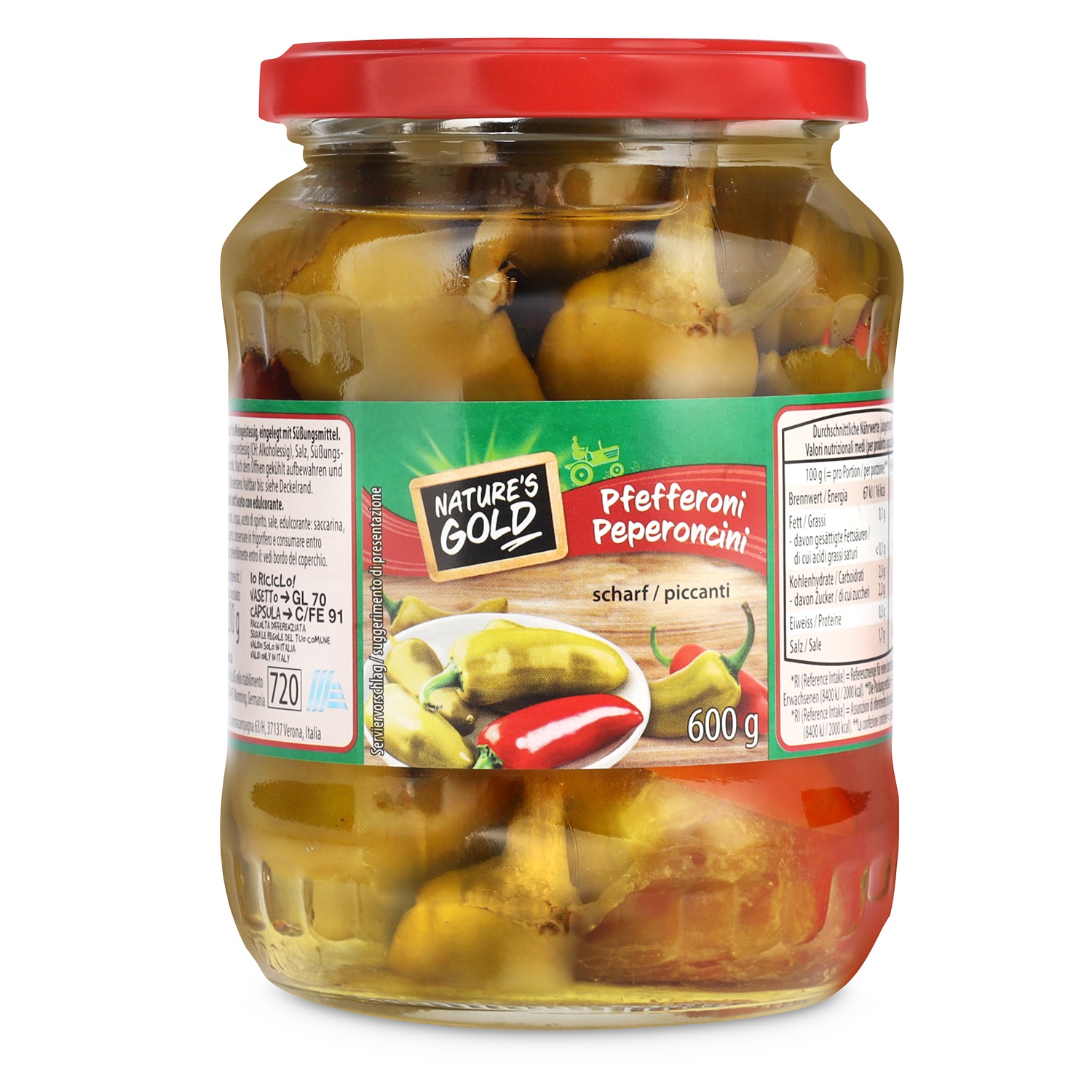 NATURE'S GOLD Pfefferoni, scharf | HOFER