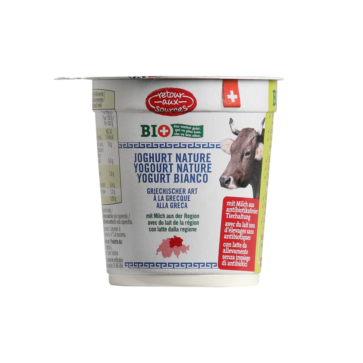 RETOUR AUX SOURCES Yogurt BIO nature alla greca | ALDI SUISSE