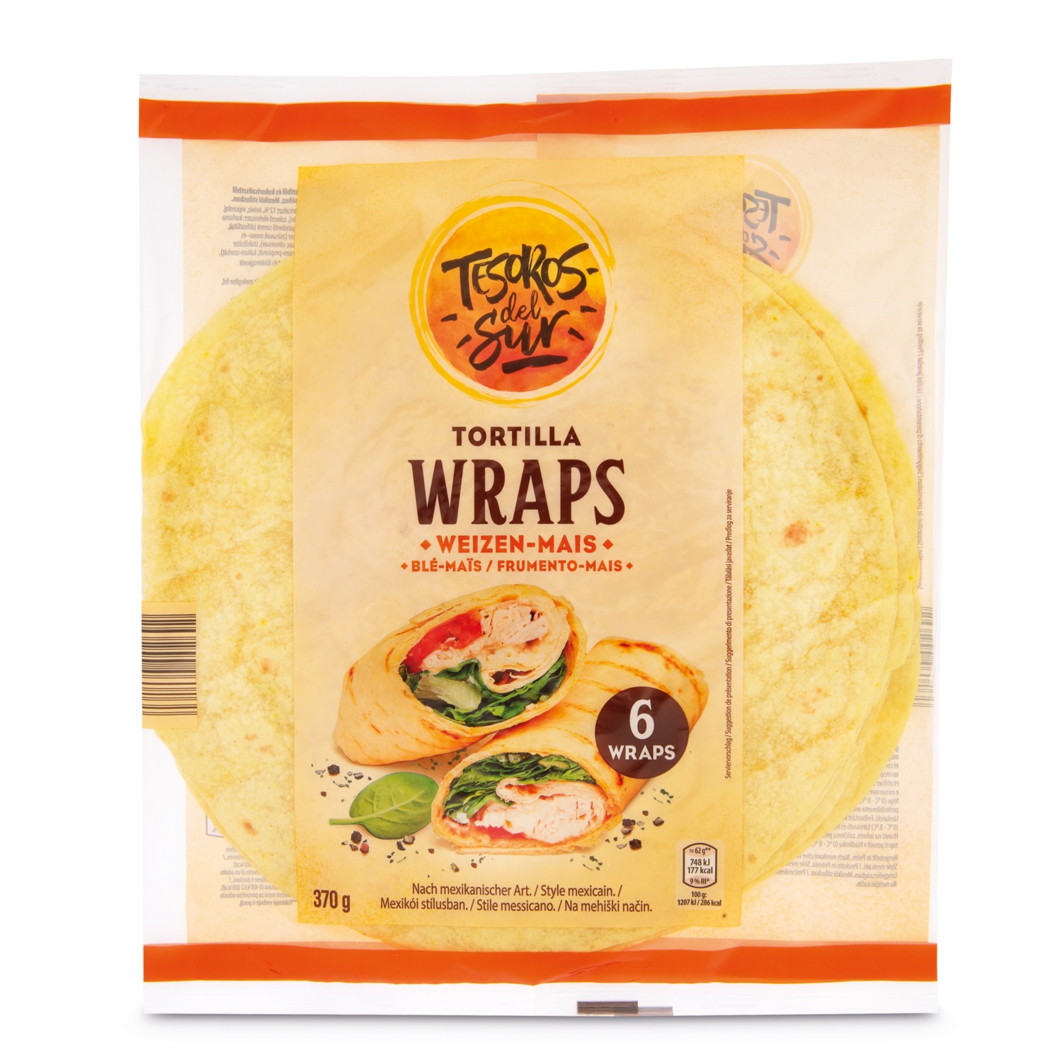 TESOROS DEL SUR Tortilla Wraps Mexico, Mais | HOFER