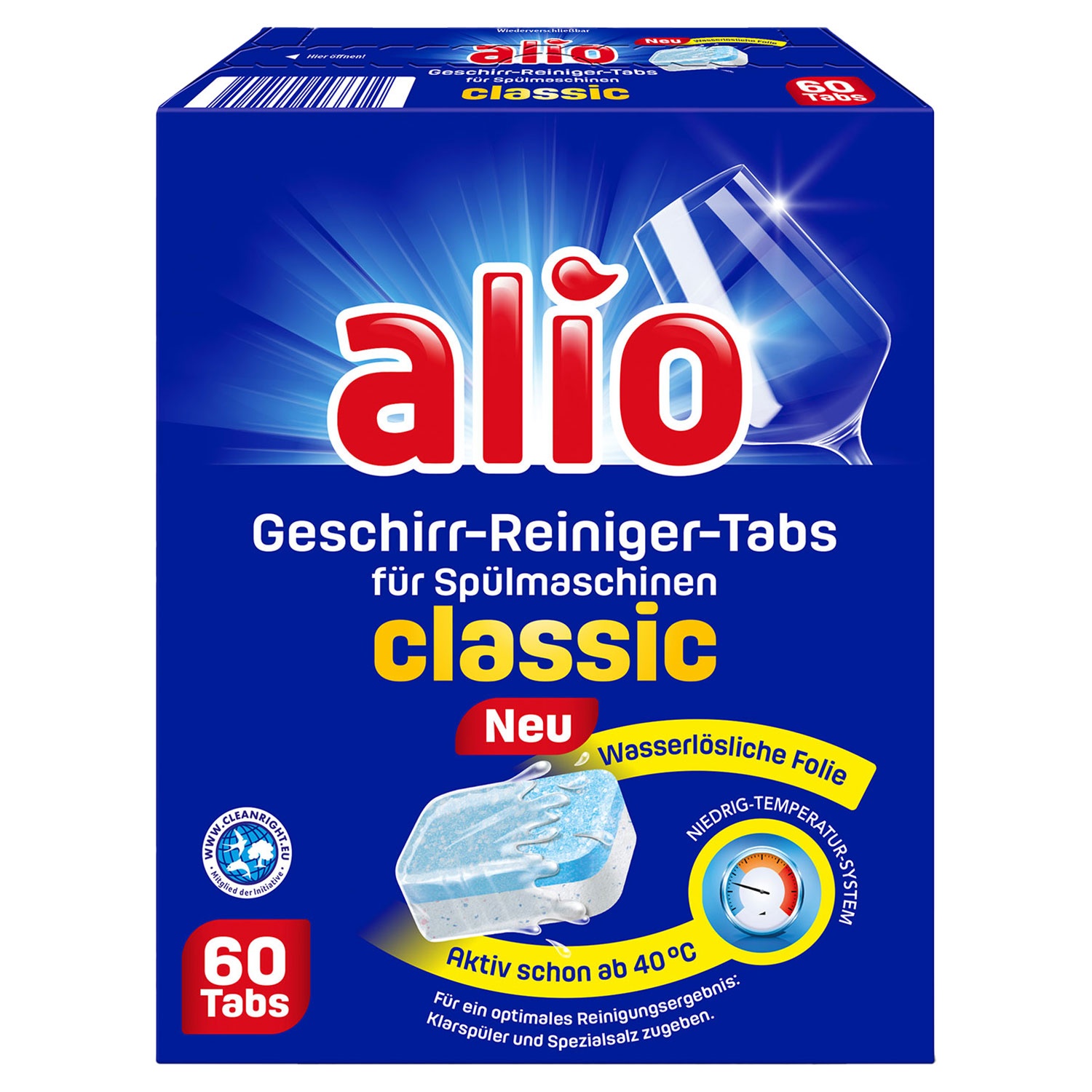ALIO Geschirr Reiniger classic 60 Tabs | ALDI SÜD