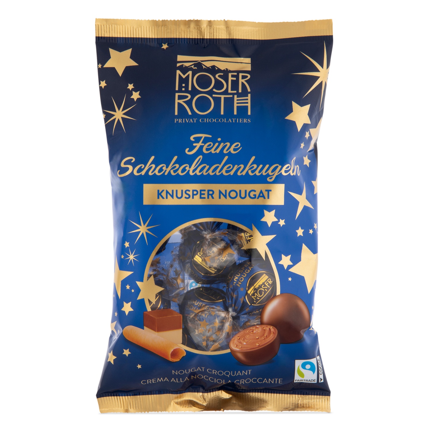 MOSER ROTH Premium Schokokugeln, Knusper Nougat | HOFER