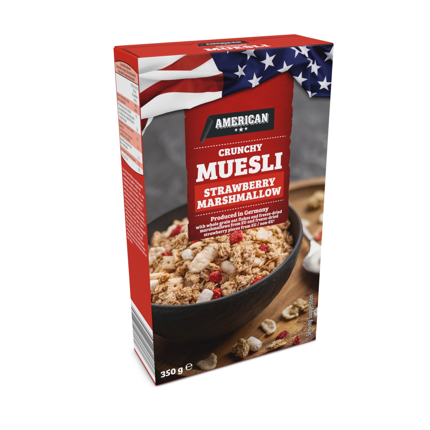 AMERICAN Crunchy Müsli, Strawberry Cheesecake | ALDI SUISSE