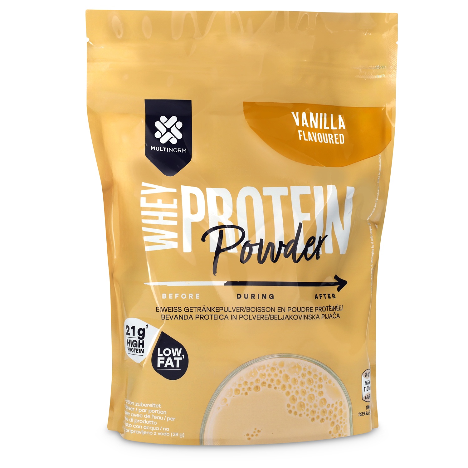 MULTINORM SPORTS Whey Protein Shake, Vanille | HOFER