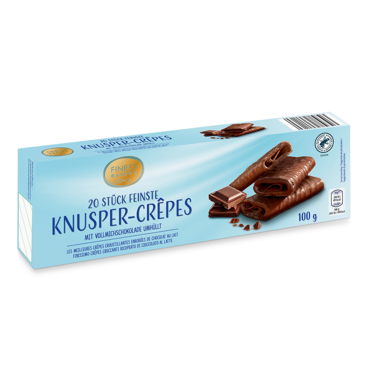 FINEST BAKERY Knusper-Crepes, Vollmilch | HOFER