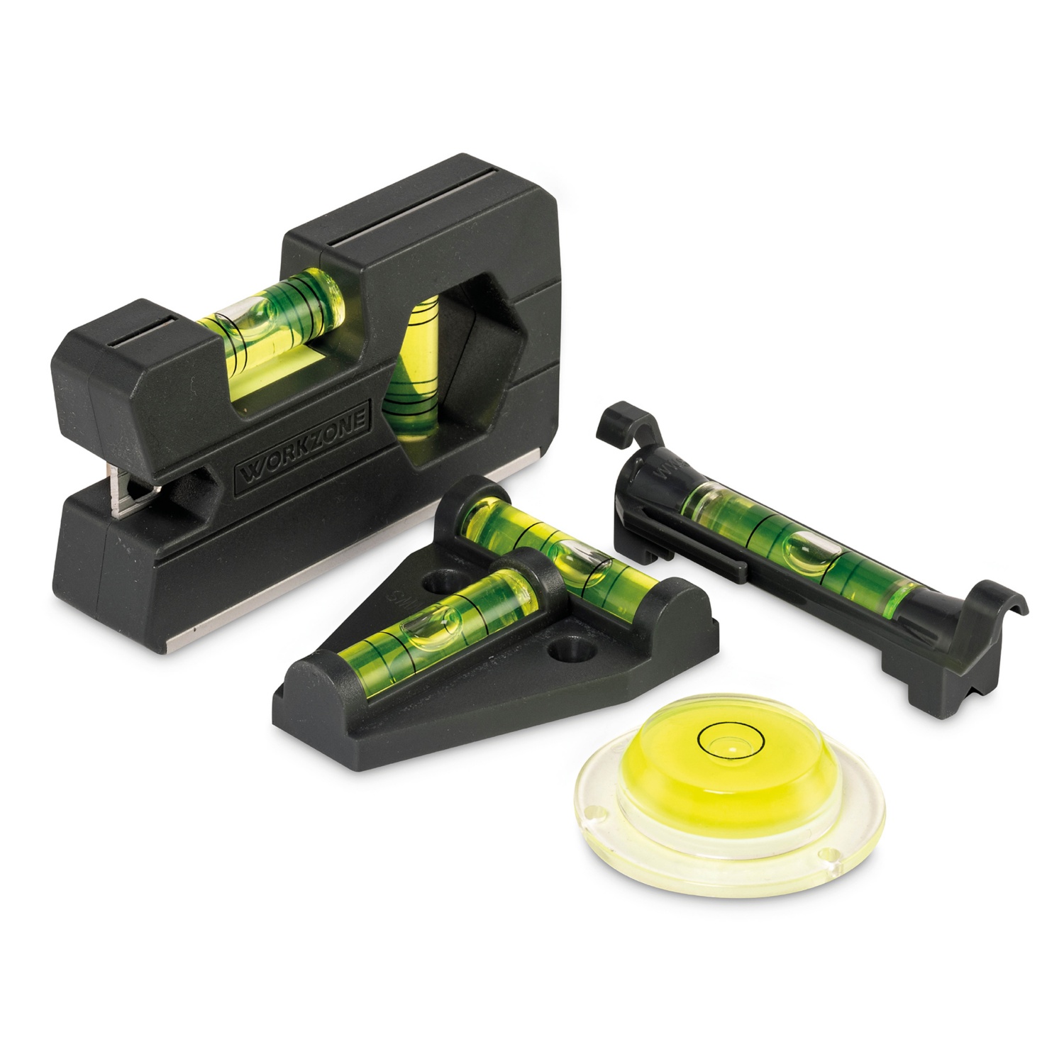 WORKZONE Mini vízmértékkészlet, 4 darabos | ALDI