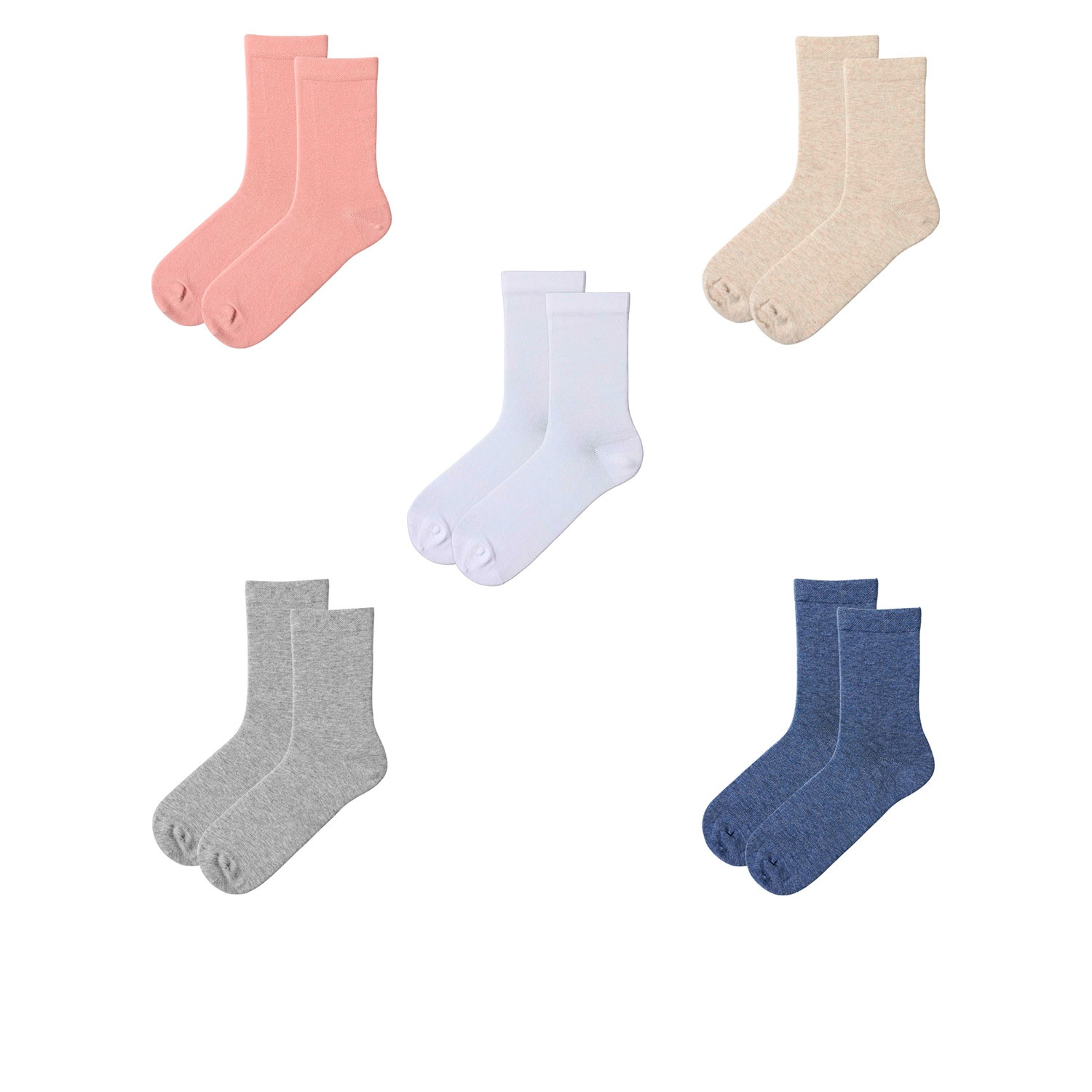 UP2FASHION BASICS, D/H SOCKEN 5ER, Mix, 39/42 | ALDI SÜD